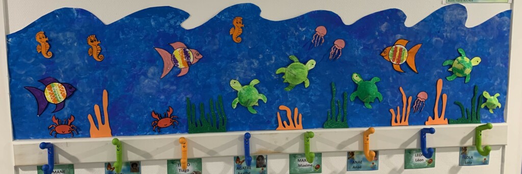 Les Fonds Marins En Arts Visuels En Classe De PS MS Ecole Saint Joseph